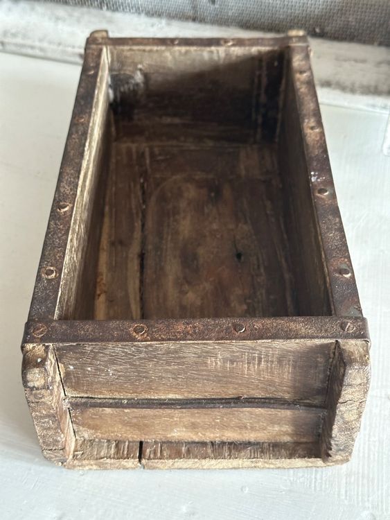 UNIKA alte Ziegelform/Backsteinform Holz Box JDL | Kaufen auf Ricardo
