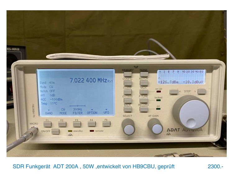 Funkgerät SDR ADT 200A | Kaufen auf Ricardo