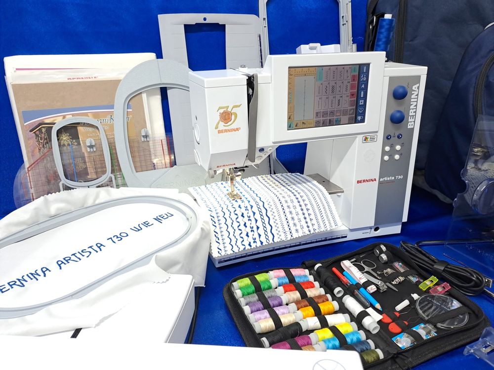 BERNINA ARTISTA 730 MIT STICKMODUL TOP ZUSTAND GARANTIE 3MT (Gebraucht ...