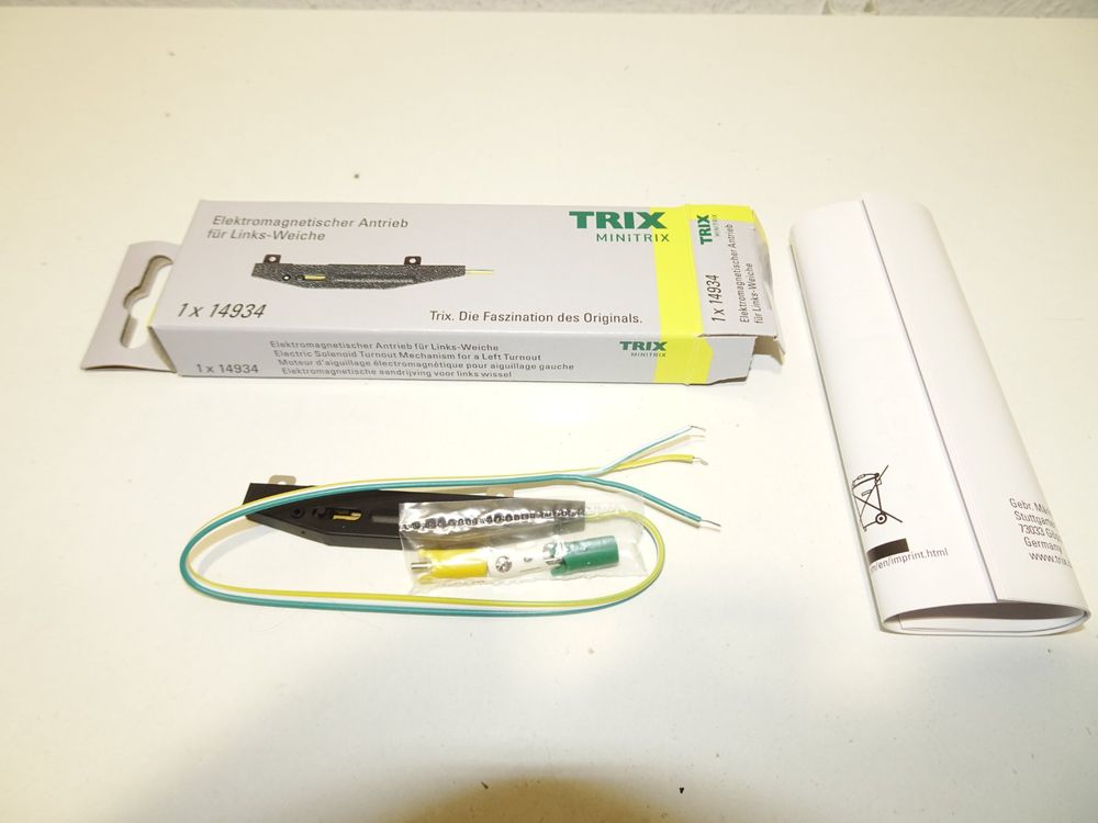 Minitrix Weichenantrieb Motor Spur N 14934 (Neu (gemäss Beschreibung ...