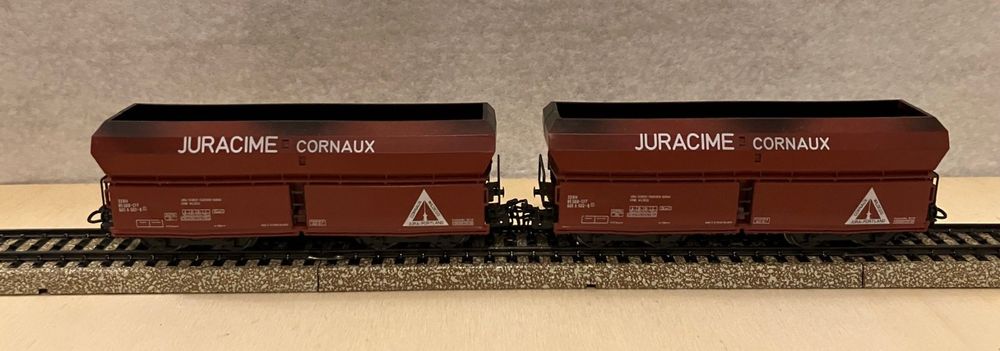 Märklin 4691, 2 Grossgüterwagen Juracement Wildegg, mit OVP (Gebraucht ...