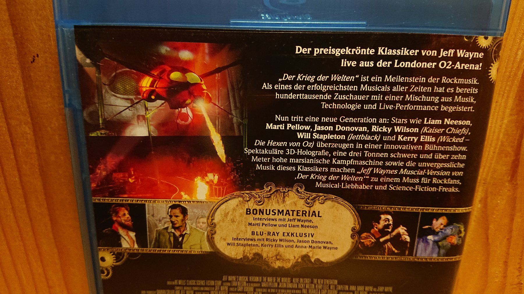 JEFF MAYNES MUSICAL-VERSION DER KRIEG DER WELTEN auf Blu-Ray (Gebraucht ...