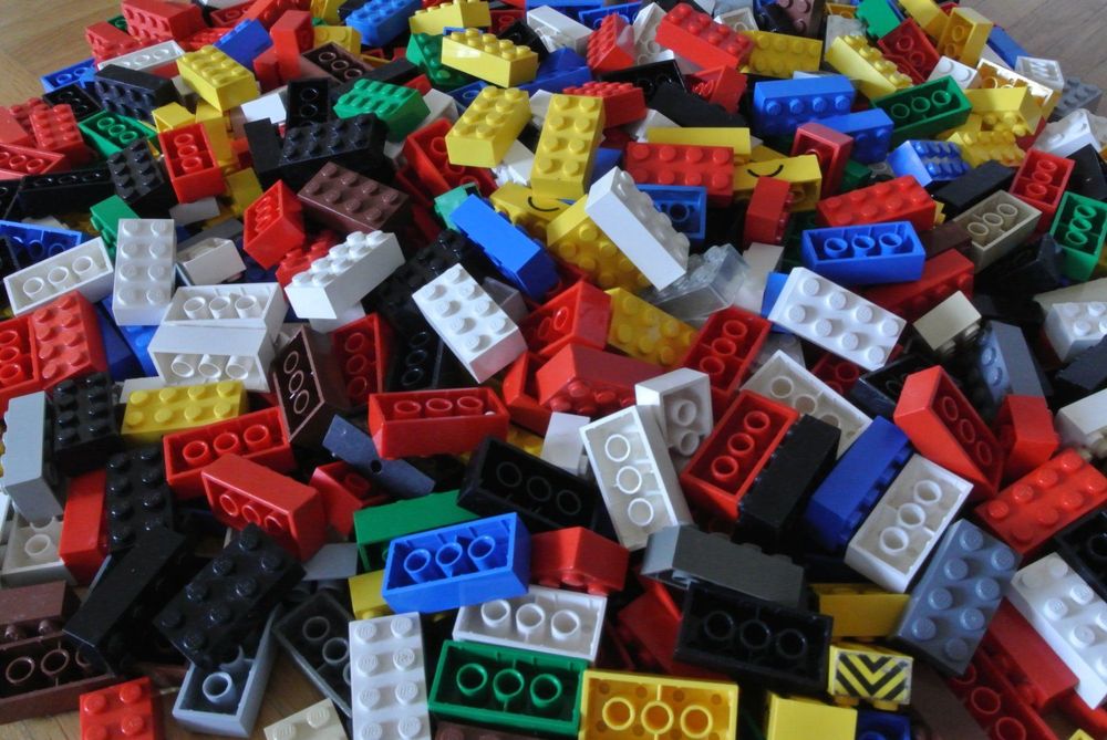 Lego 608 Steine verschiedene Farben 8 er (Gebraucht) in Bronschhofen ...