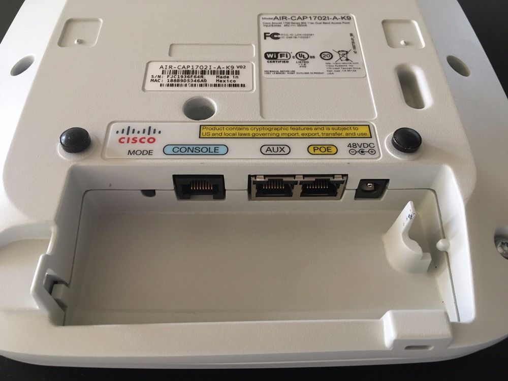 Cisco WiFi 801.11ac wave 1 access point AIR-CAP1702I-A-K9 | Kaufen auf Ricardo