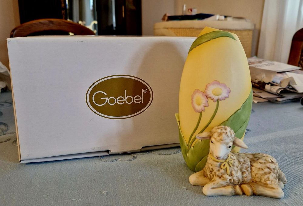 Goebel Original Ostervase mit Lamm 17.00 cm NEU/OVP rare (Neu und ...