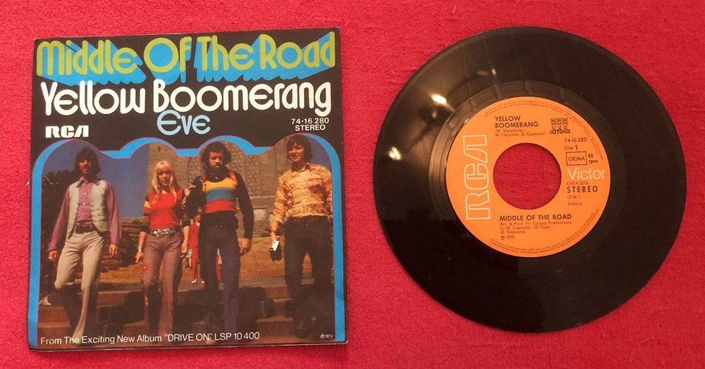 MIDDLE OF THE ROAD - YELLOW BOOMERANG | Kaufen auf Ricardo