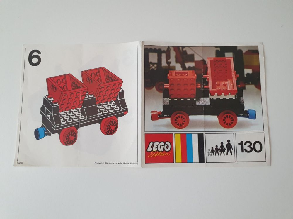 LEGO 126 Muldenkippwaggon (1972) - Seltenes Set 70er Vintage (Gebraucht ...