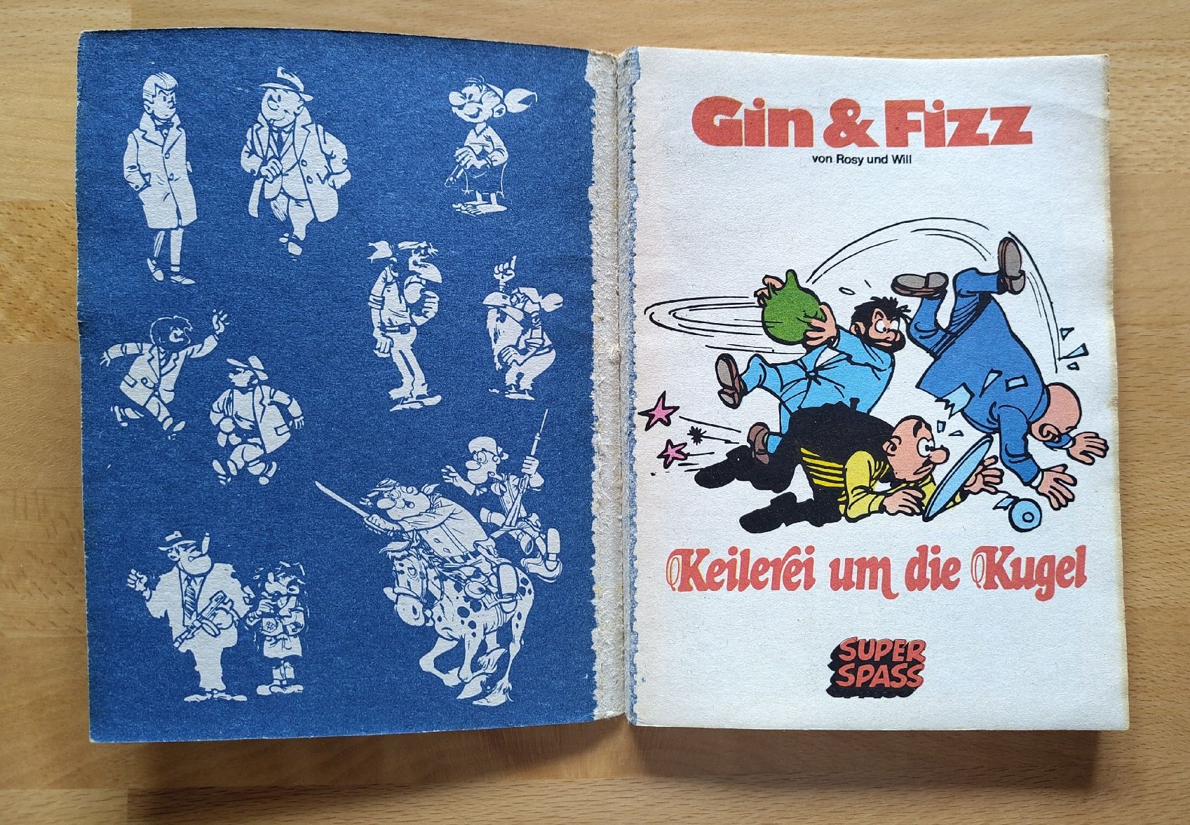 Gin & Fizz Comic Super Spass 76 - Keilerei um die Kugel 1975 (Gebraucht ...