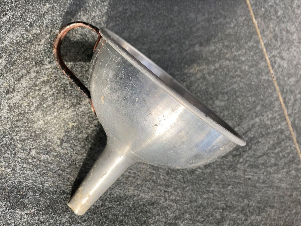 Alu Trichter 60er vintage shabby chic Blech | Kaufen auf Ricardo