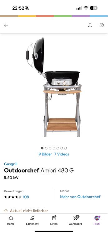 Outdoorchef Ambri 480 G Gasgrill (Gebraucht) in Mauren für CHF 250 ...