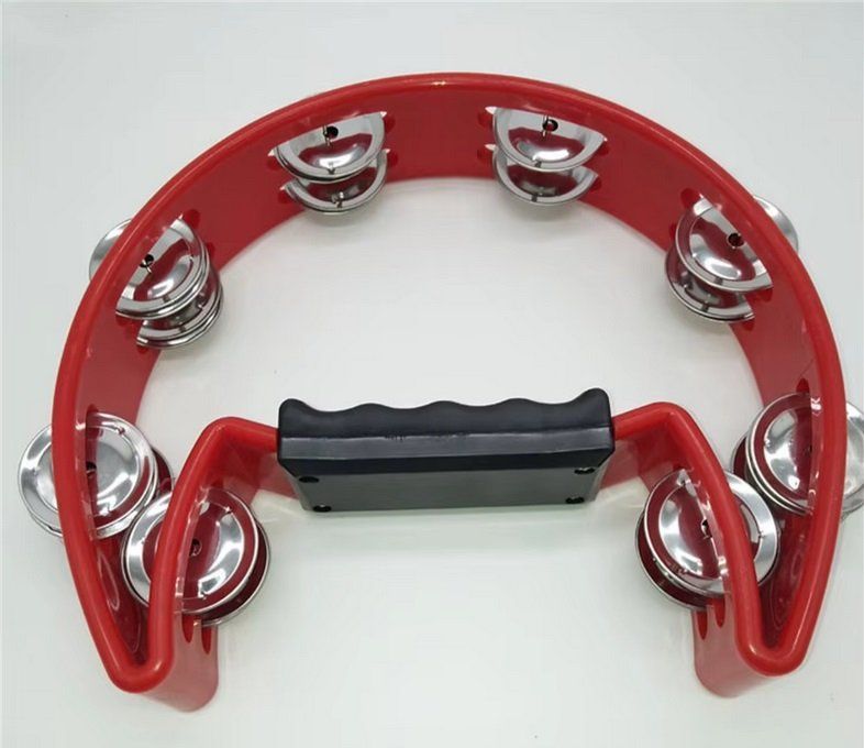 Tamburin Halbmond rot - Tambourin Demi-Lune rouge (Neu und ...