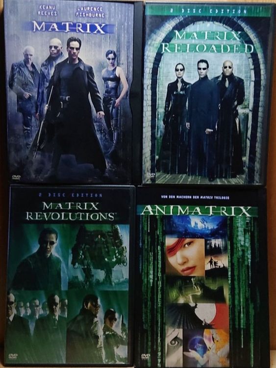 Matrix (Trilogie) + Animatrix > 4-DVD's