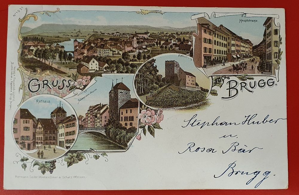 Gruss aus Brugg 1898 (Gebraucht) in Kreuzlingen für CHF 48 – mit Lieferung auf Ricardo kaufen