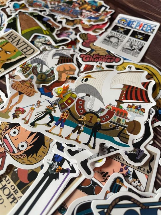 50x One Piece / Aufkleber Sticker (Neu (gemäss Beschreibung)) in ...