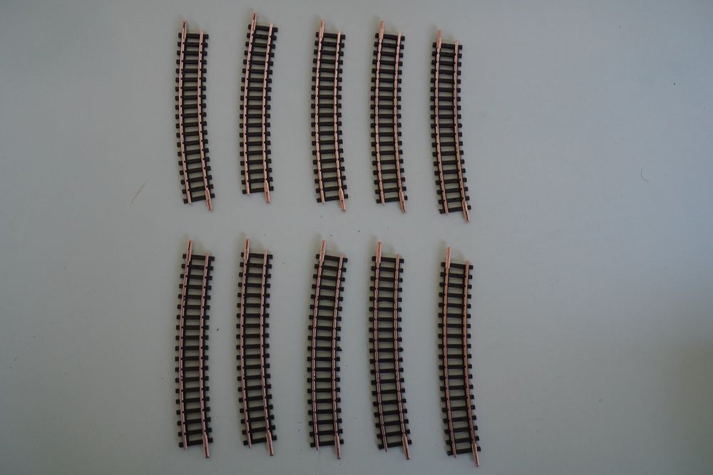 10 Gleise Minitrix 4927 (R4, 15°) in Top-Zustand (Neu (gemäss ...