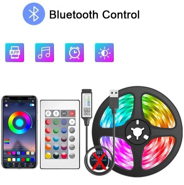5m LED Strip - Bluetooth control (Neu und originalverpackt) in ...