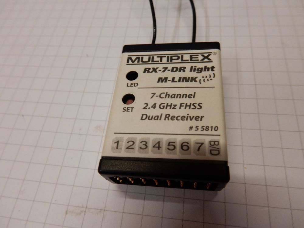 Multiplex Empfänger RX-7-DR light M-Link (Gebraucht) in Schenkon für ...