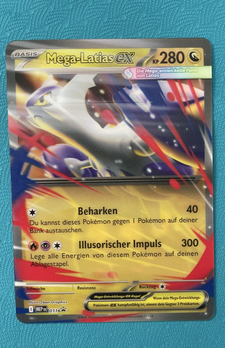 Pokemon MEP 011 Mega-Latias Promo Card Jumbo (Gebraucht) in Wallisellen ...