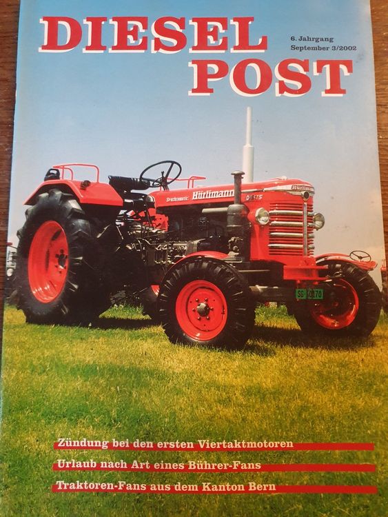 Diesel Post 3/2002 Hürlimann D-150 S Bührer DDI4 (Gebraucht) in Flawil ...
