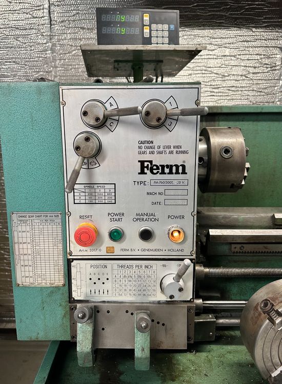Drehbank Metall Ferm FM-760/300T | Kaufen auf Ricardo