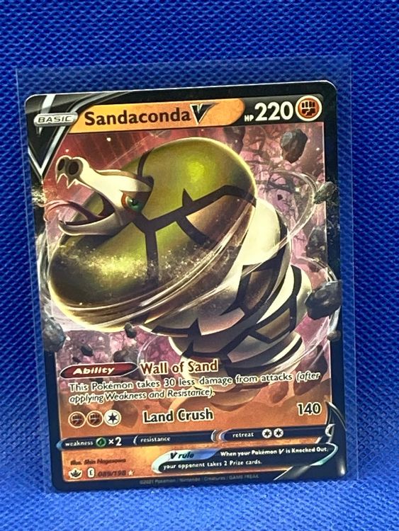 Pokemon Chilling Reign / Sandaconda V 089 / 198 EN | Kaufen auf Ricardo