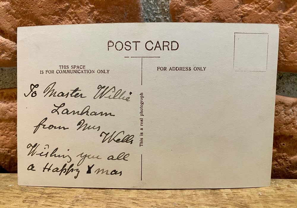 Weihnachts AK - Kinder in Truhe aus England - Kitsch (Gebraucht) in ...