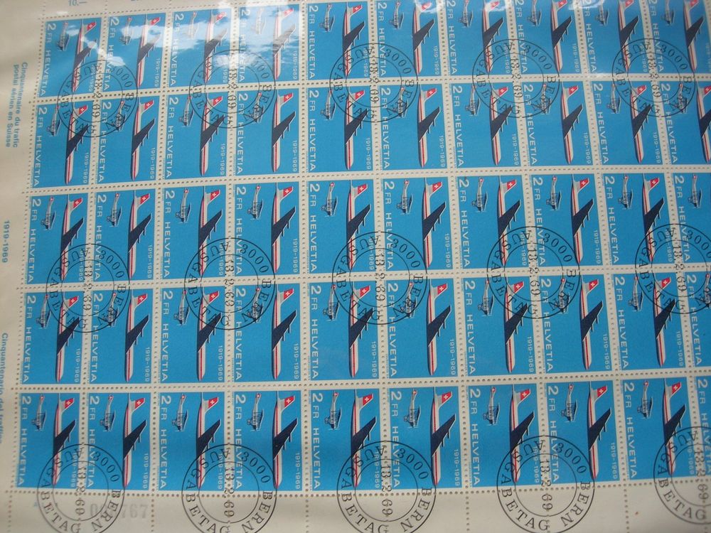 9 Bogen 3 Pro Juventute 3 Pro Patria 2 Flugpost 1 Eger (Neu (gemäss Beschreibung)) in Wangen SZ ...