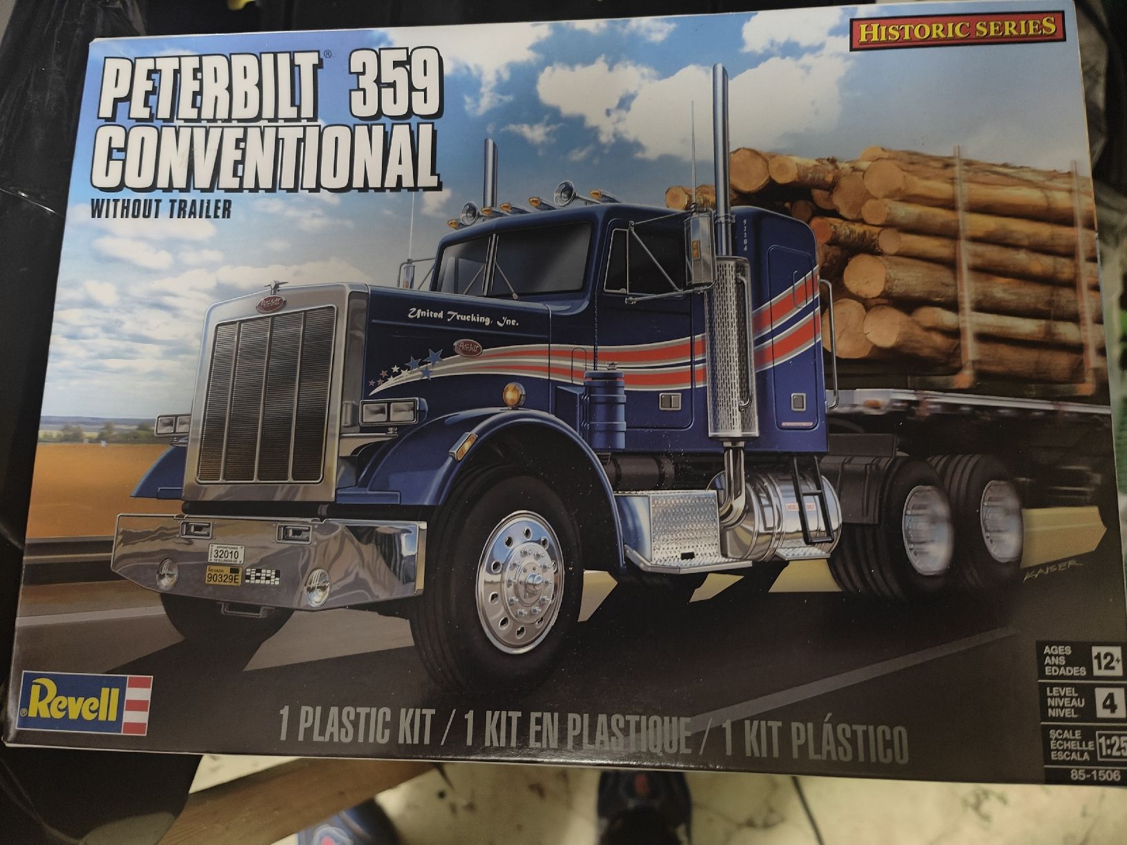 revell peterbilt 359 conventional scala 1/25 (Neu (gemäss Beschreibung ...
