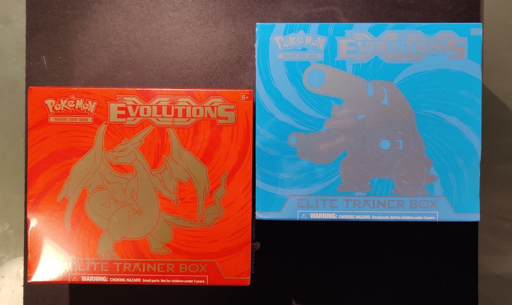 Pokemon Evolutions Glurak & Turtok Elite Trainer Box Bundle (Neu und ...