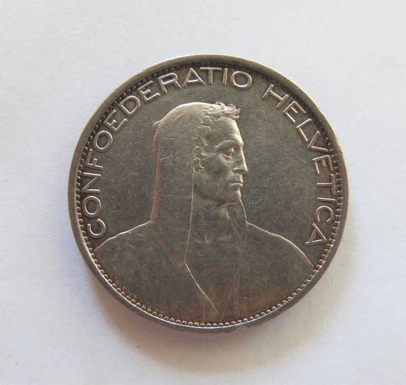 Suisse 5 Francs 1924 B (D'occasion) à Vevey pour CHF 600 – avec livraison | Acheter sur Ricardo