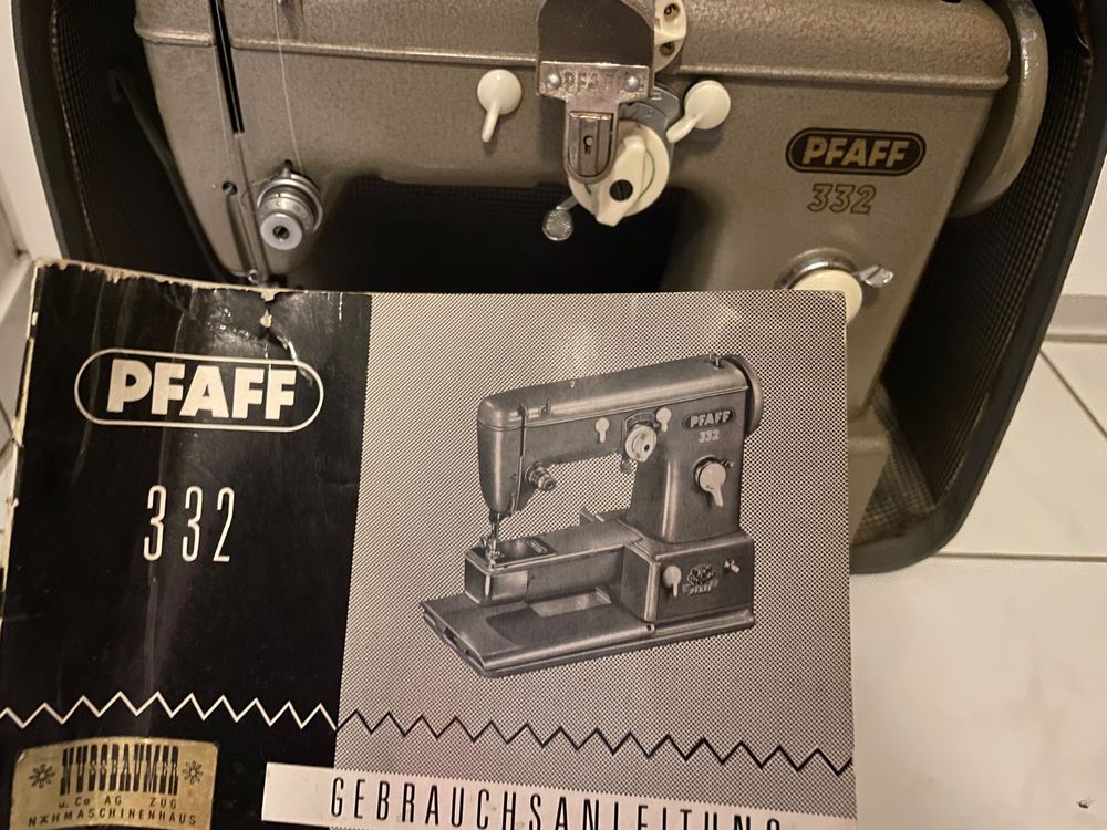 PFAFF 332 Nähmaschine antik | Kaufen auf Ricardo
