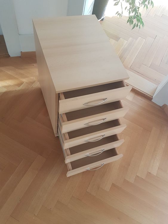 Rollcontainer aus MDF – praktisch & funktional | Kaufen auf Ricardo