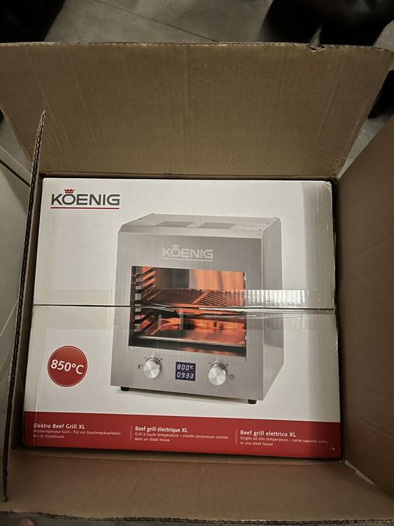 König Beef-Grill XL Chrom 2'200 W Neu und Originalverpackt (Neu und ...