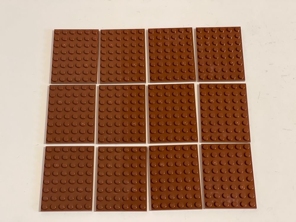 LEGO- 12 plätte ( Braun )8x6 Noppen (Gebraucht) in Gelterkinden für CHF ...