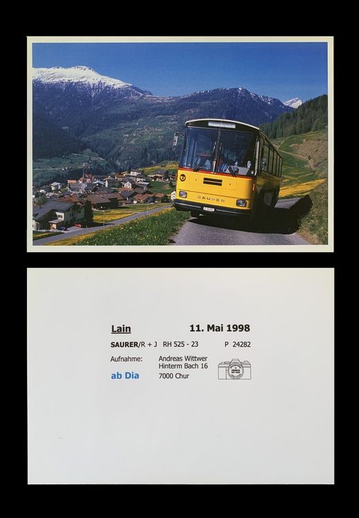 Lain Vaz Obervaz Lenzerheide Postauto Saurer RH525-23 P24282 (Neu ...