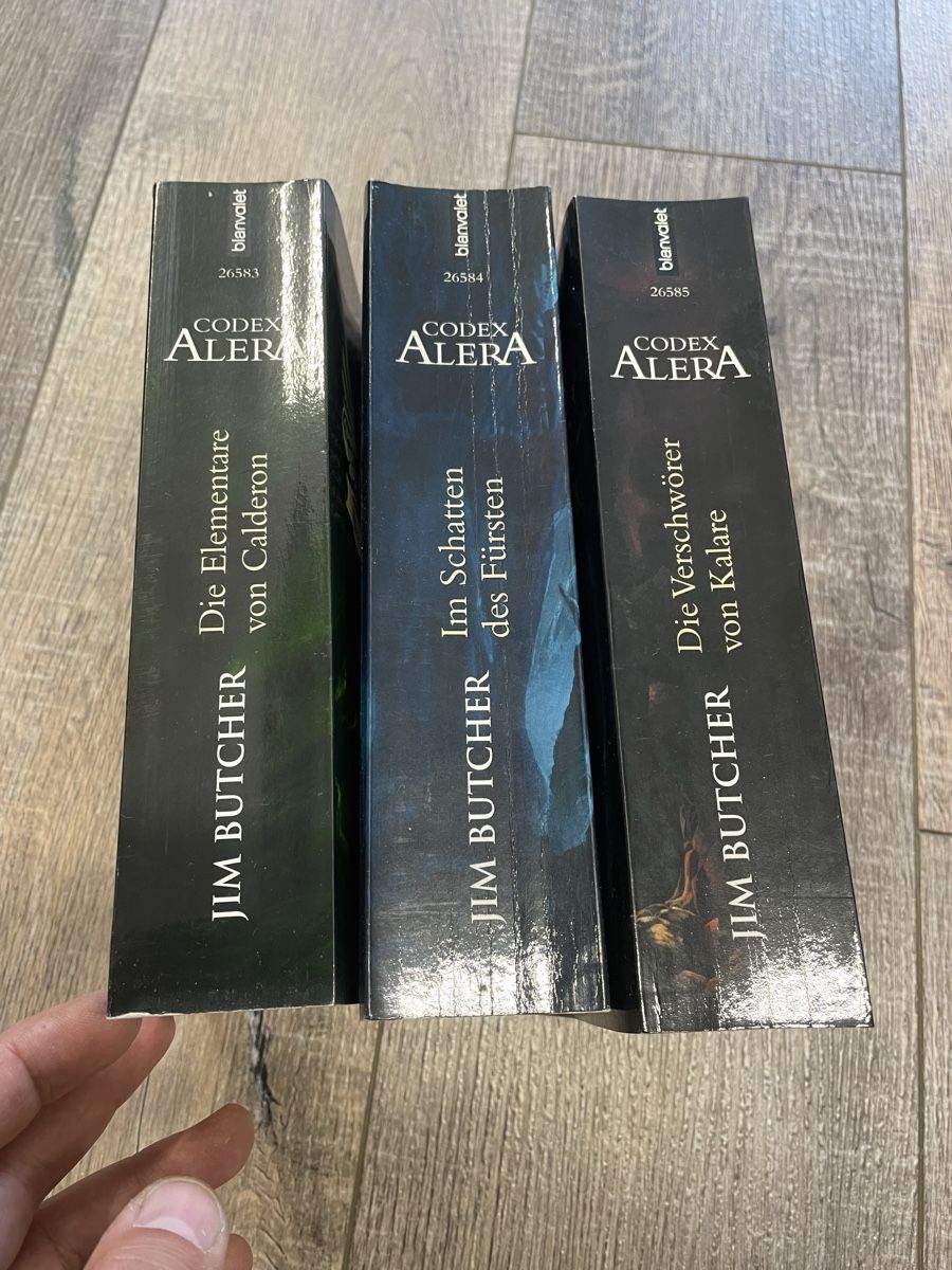 Codex Alera Trilogie von Jim Butcher - Fantasy Lesevergnügen (Gebraucht ...