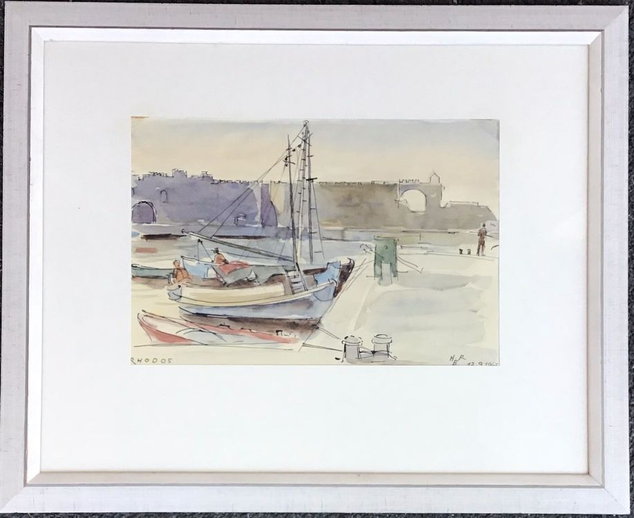 Hans Richard BENZ(1913-2002)Orig.Aquarel | Kaufen auf Ricardo