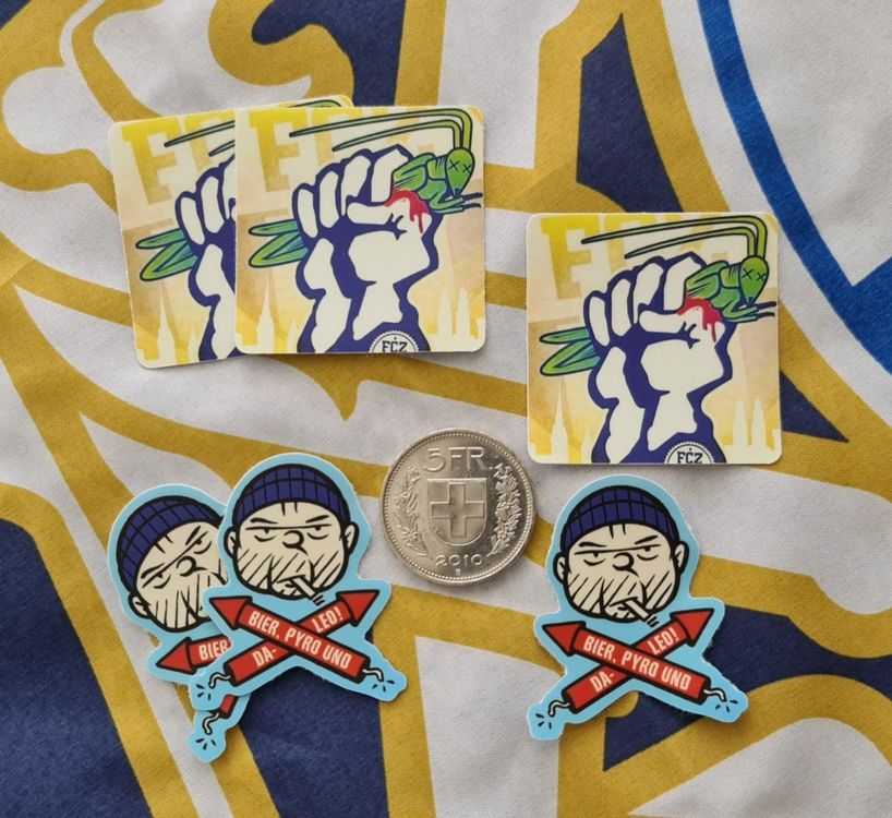 6x FCZ FanSticker / Aufkleber Fc Zürich | Kaufen auf Ricardo