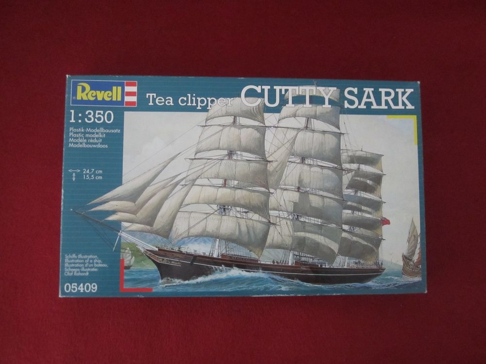 REVELL SCHIFF-BAUSATZ: TEA CLIPPER CUTTY SARK M1:350(05409) (Neu ...