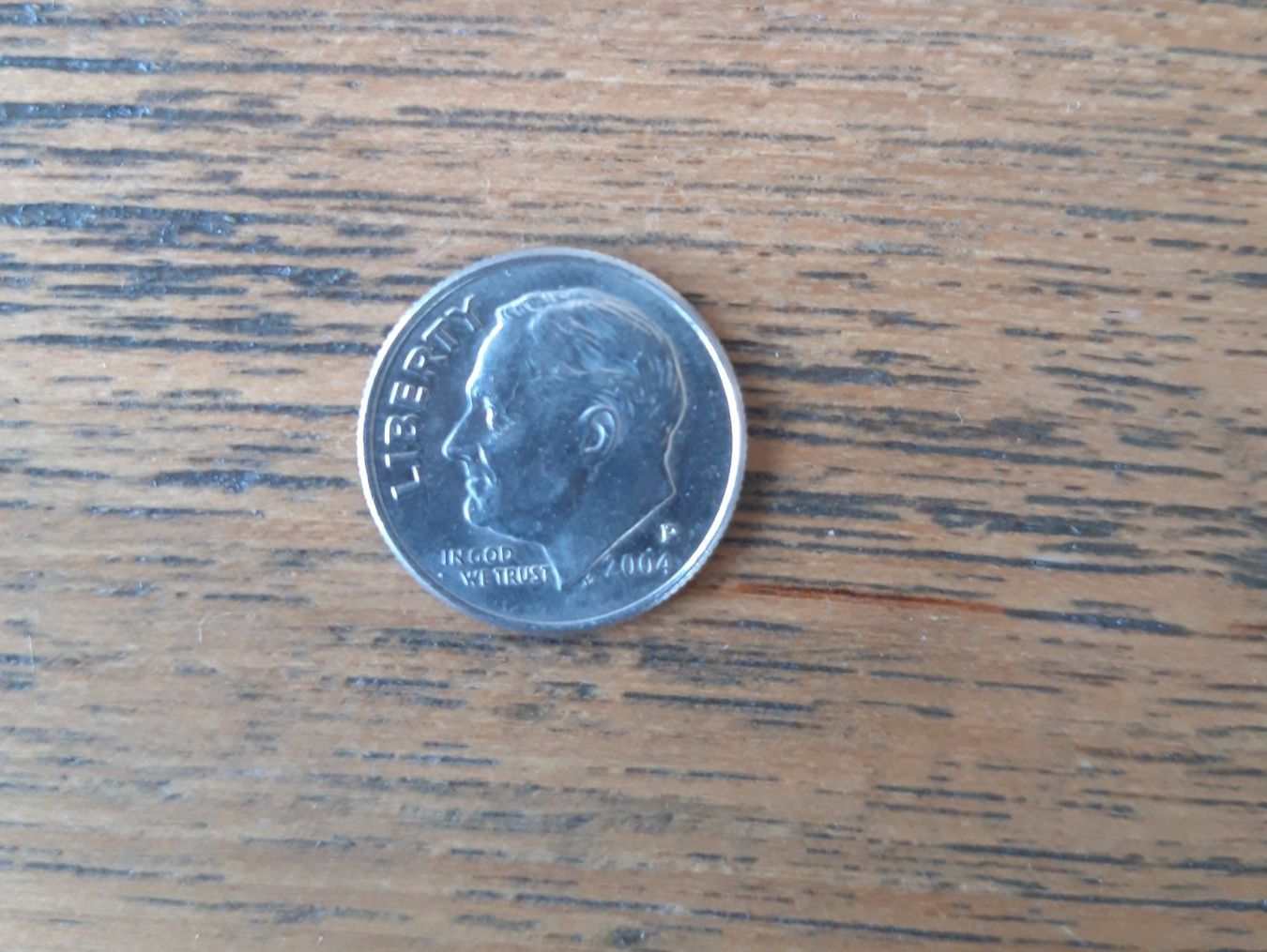 USA Münze One Dime in God we trust Liberty 2004 (Gebraucht) in ...