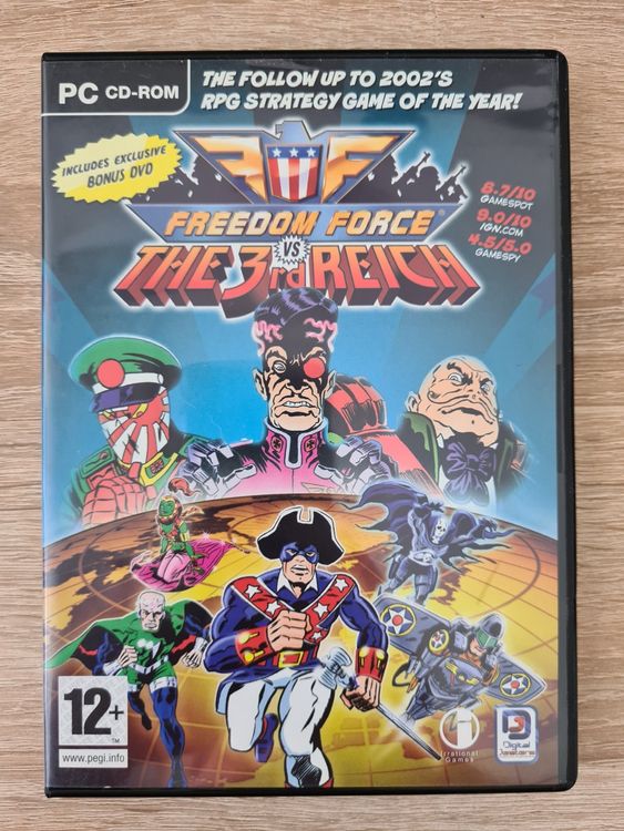 Freedom Force Vs The 3rd Reich (3 Disk) (English Cover) - PC (Gebraucht ...