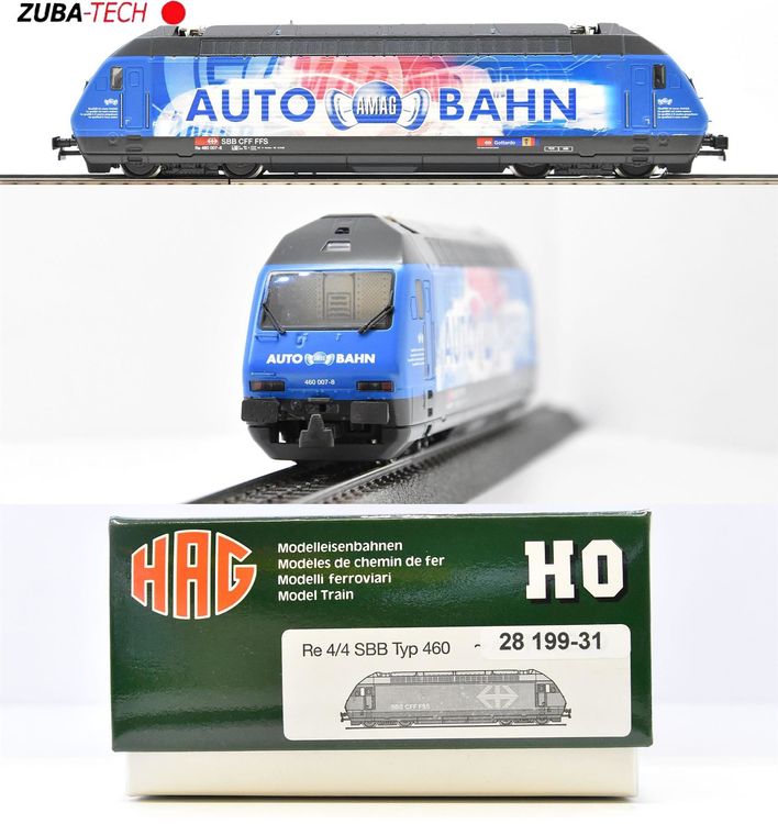 HAG 28 199-31 E-Lok Re 460 SBB H0 WS OVP | Kaufen auf Ricardo