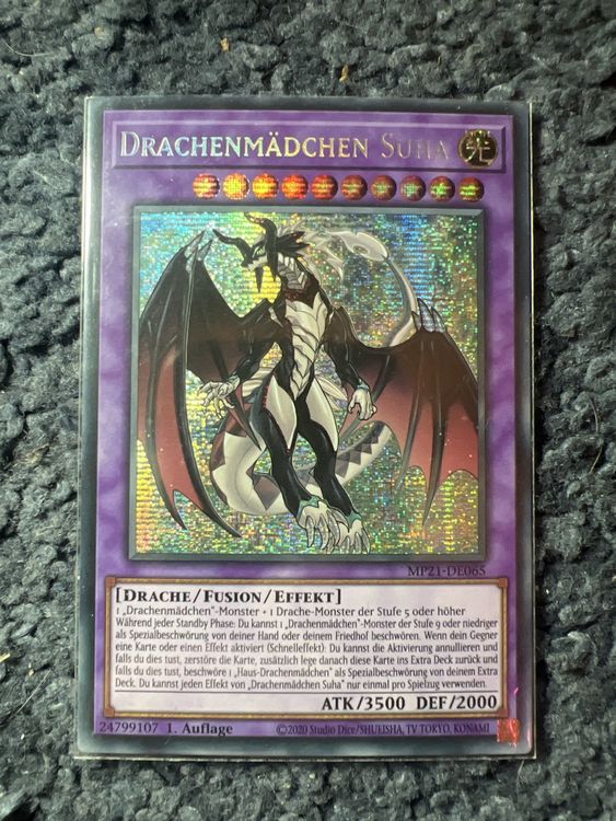 Yu-Gi-Oh! Karte: Drachenmaedchen Suha - Selten und Stark! (Neu und originalverpackt) in ...