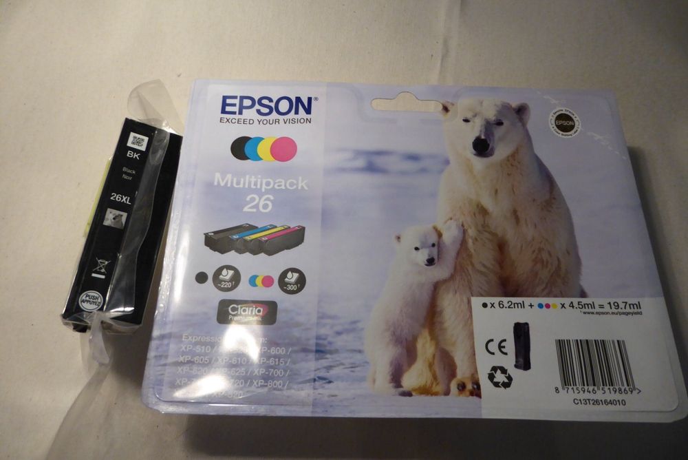 EPSON * Multipack 26 * plus 1x Black XL (Gebraucht) in Langenthal für ...