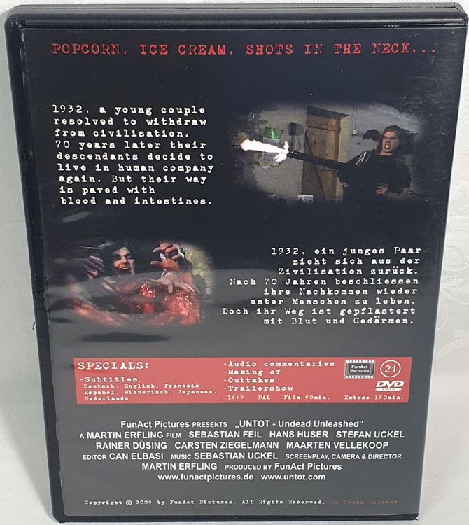 Untot: Undead Unleashed (2009) UNCUT/Kult-Splatter/2-DVD/RAR (Neu ...