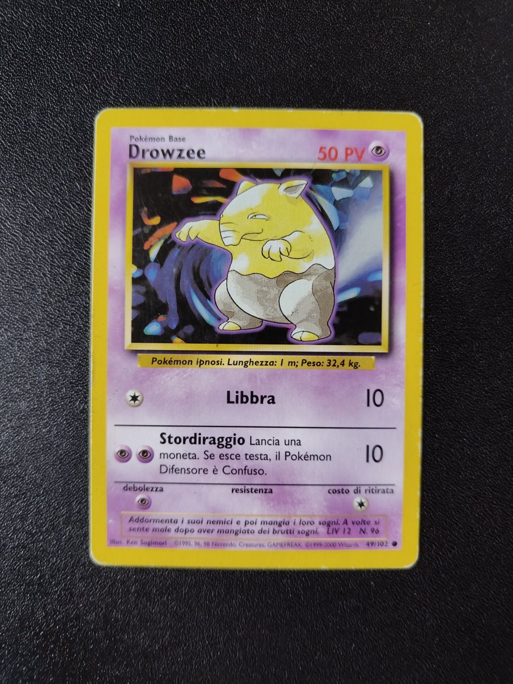 Drowzee 49/102 Pokémon Base Set 1° Edition 1999 (IT) (Gebraucht) in ...