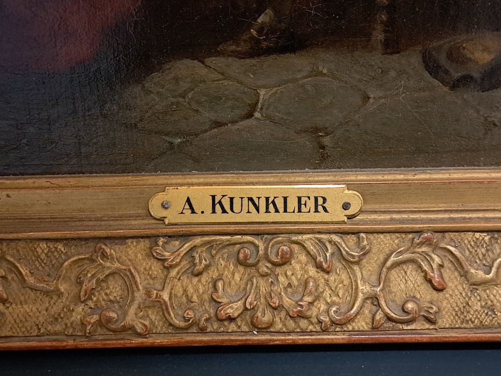 TABLEAU ANCIEN A KUNKLER | Kaufen auf Ricardo