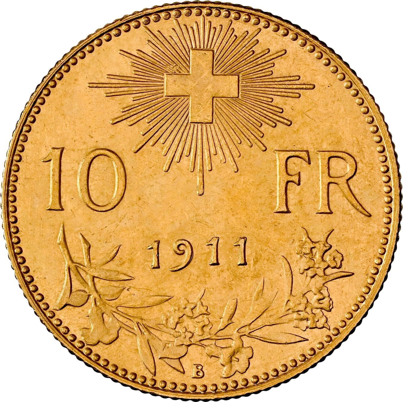 Goldvreneli: 10 Franken 1911 - NGC MS63 - STGL - sehr RAR! (Gebraucht) in Basel für CHF 2199 ...