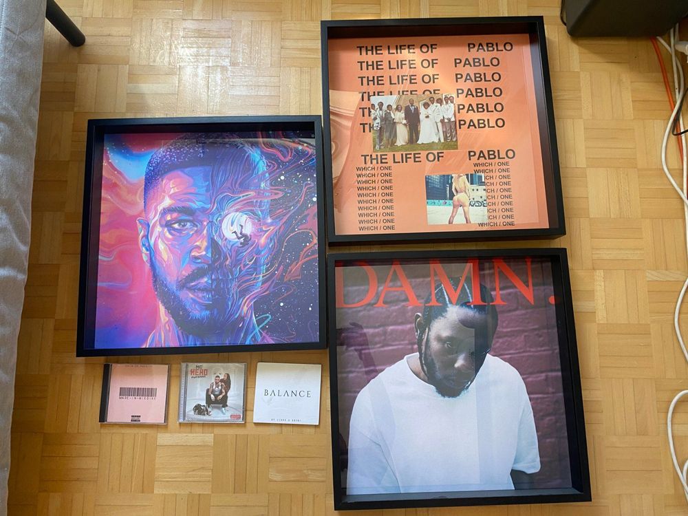 Album Poster + GRATIS CD's (Kendrick Lamar, Kanye West) (Gebraucht) in ...
