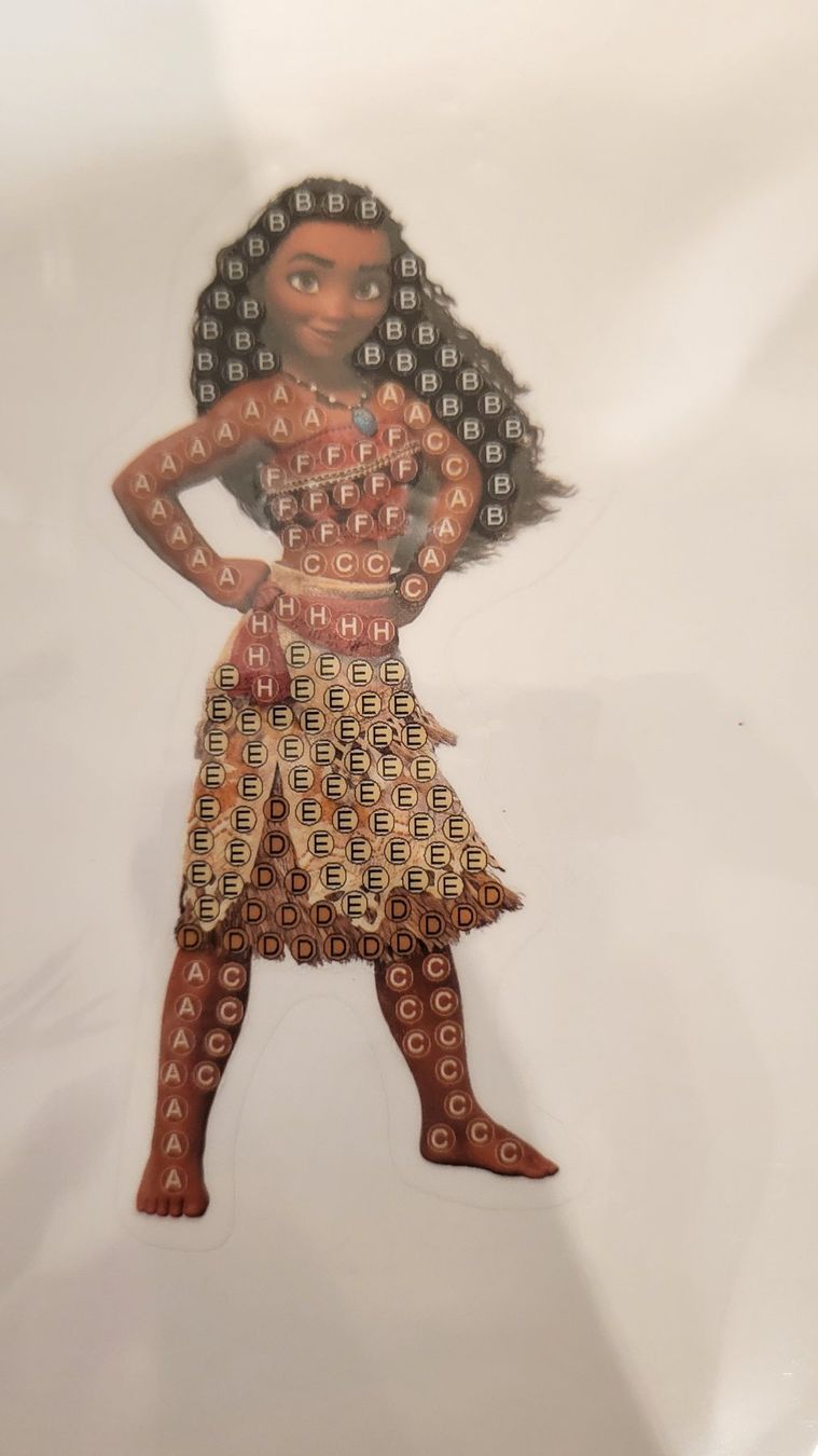 Disney 100 Crystal Art Sticker - Vajana (Neu und originalverpackt) in ...